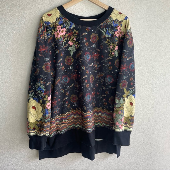 Johnny Was | Sweaters | Johnny Was Floral Highlow Sweater Xl | Poshmark